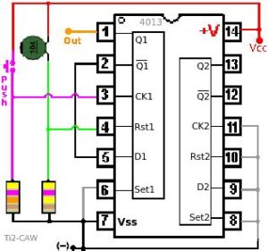 CD4013: Basic Guide on Pinout, Application Circuit – Flex PCB
